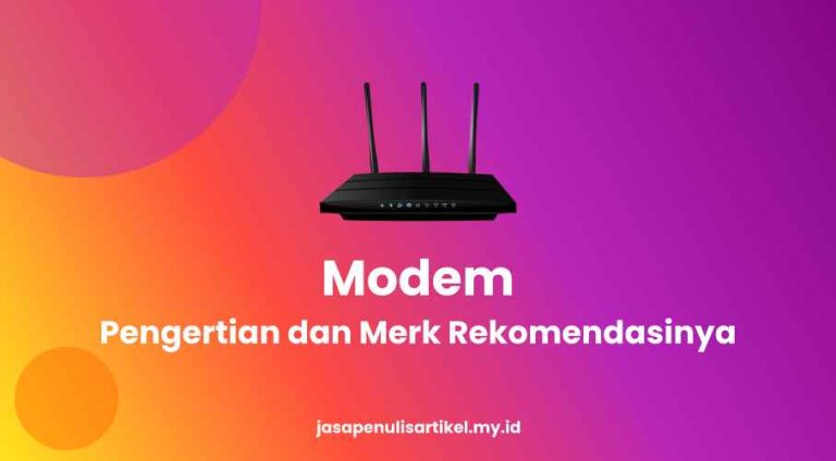 Pengertian Modem dan Merek Modem Terbaik | Jaspena